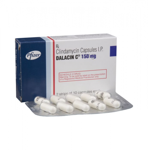 Dalacin C 150mg Capsule 10 S Schedule H 10 Capsule s In A Strip 