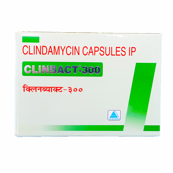 Clinbact 300mg Capsule 10 s Schedule H 10Capsule s In A Strip Clinbact 300mg Capsule 10 s Schedule H 10Capsule s In A Strip